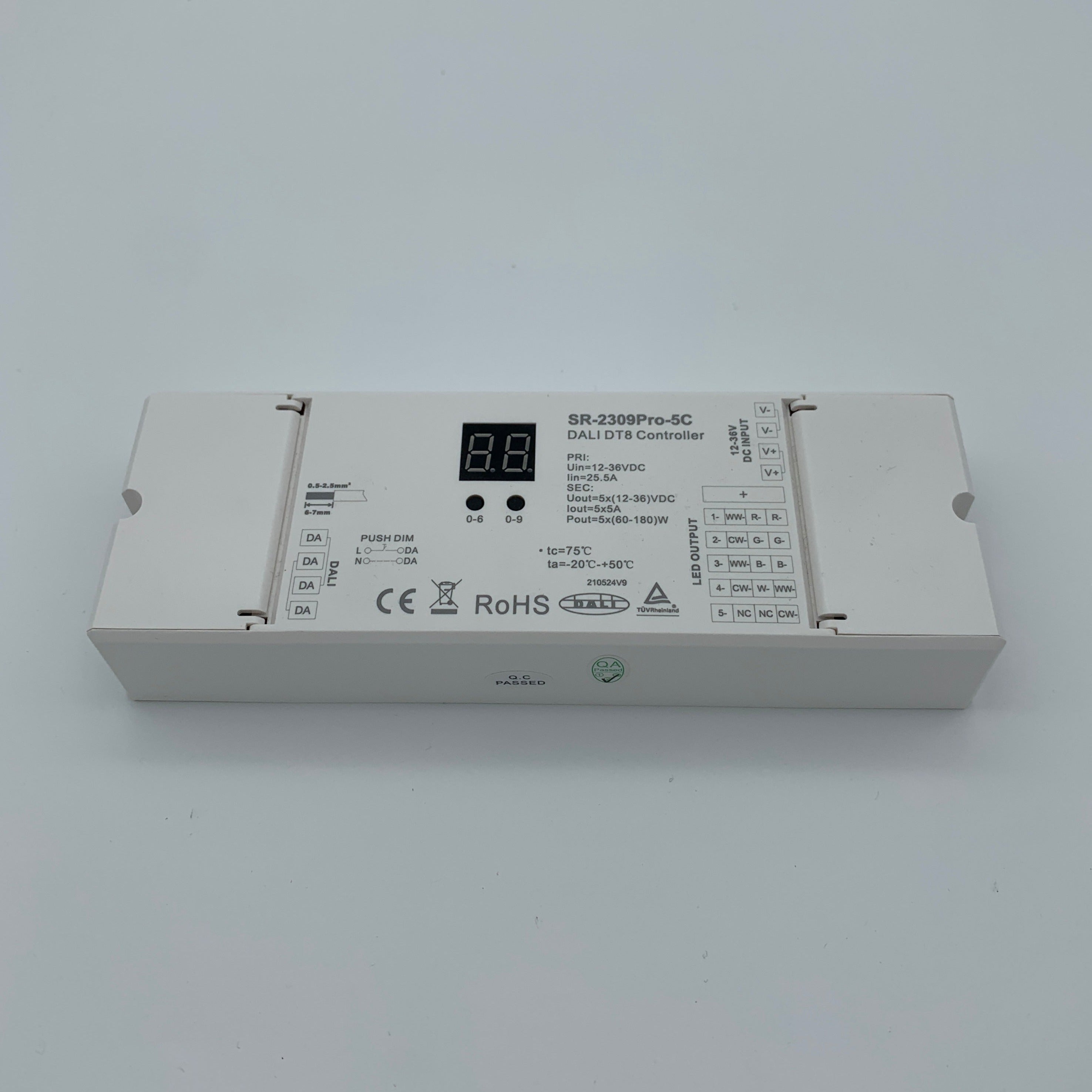 DALI DT8 RGBWW LED Controller, 5x5A, 12-36V – EZ-Smarttech